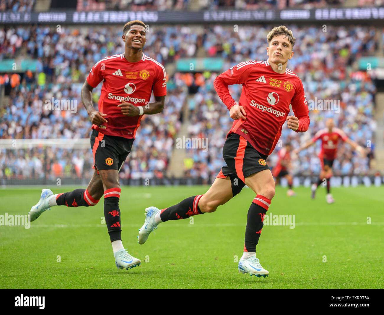 London, UK. 10th Aug, 2024 - Manchester City v Manchester United ...