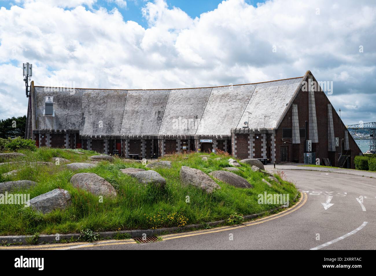 SHIPS AND CASTLES PENDENNIS COMMUNITY CENTRE FALMOUTH Stock Photo - Alamy