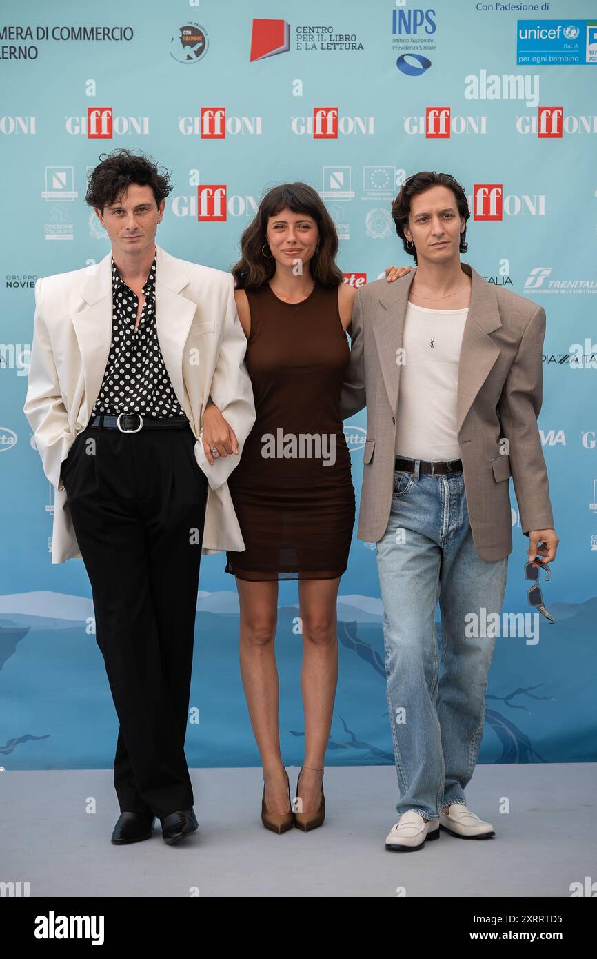 Giffoni Valle Piana, Italy. 20th July, 2024. (Fronm L-R) Daniele Rienzo ...