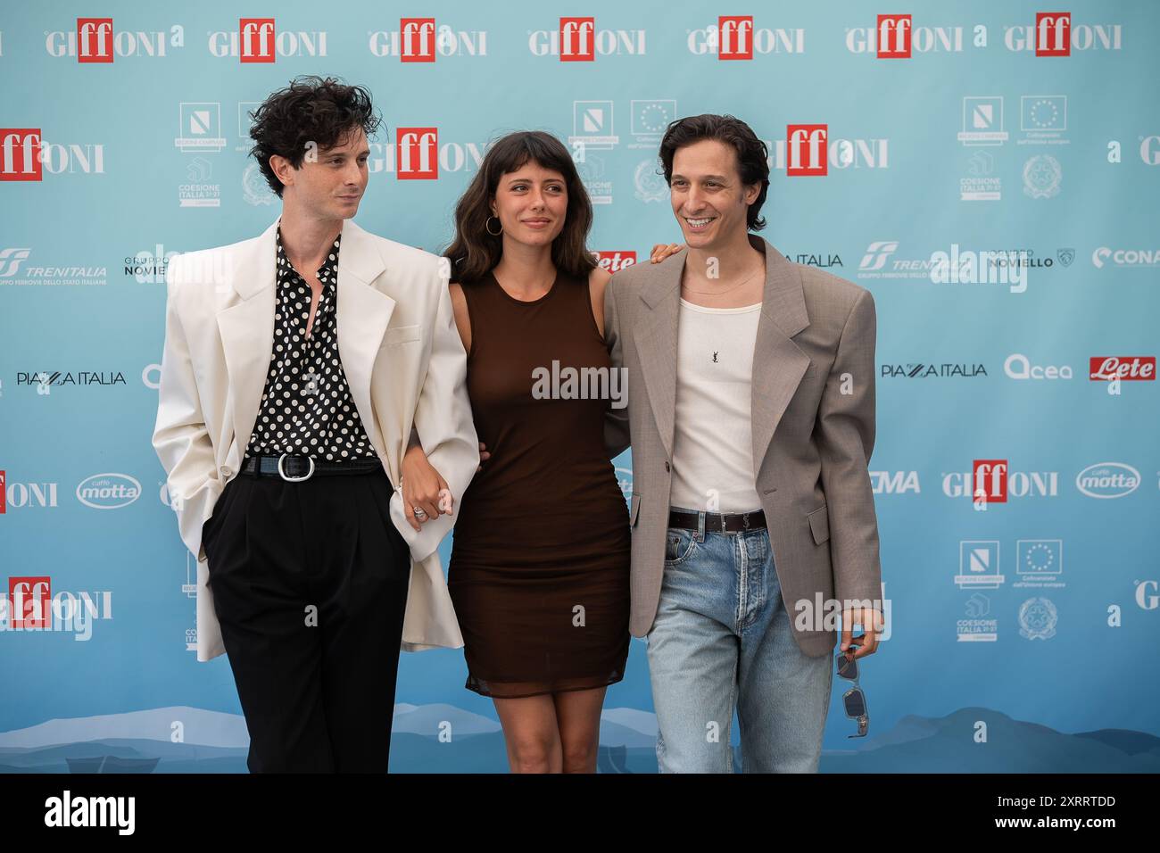 Giffoni Valle Piana, Italy. 20th July, 2024. (Fronm L-R) Daniele Rienzo ...