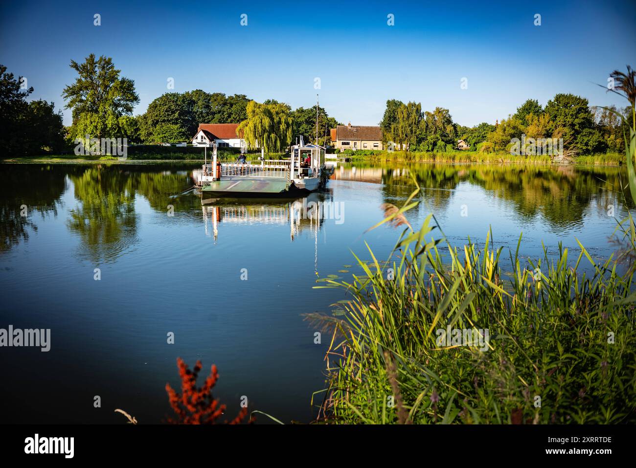 Fluss HAVEL im Havelland in Brandenburg bei Pritzerbe - 12.08.2024 ...