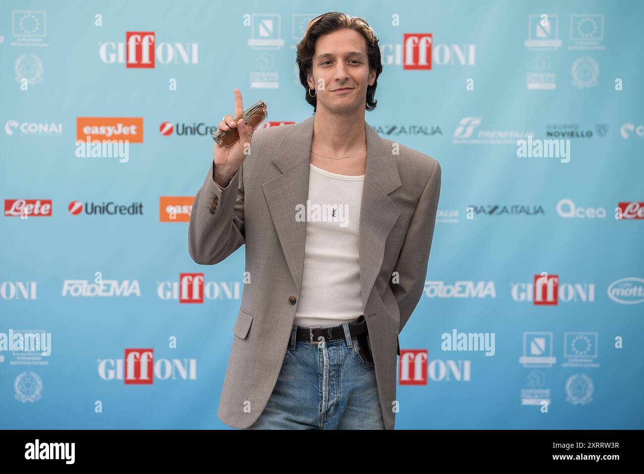 Giffoni Valle Piana, Italy. 20th July, 2024. The Italian actor Dario ...