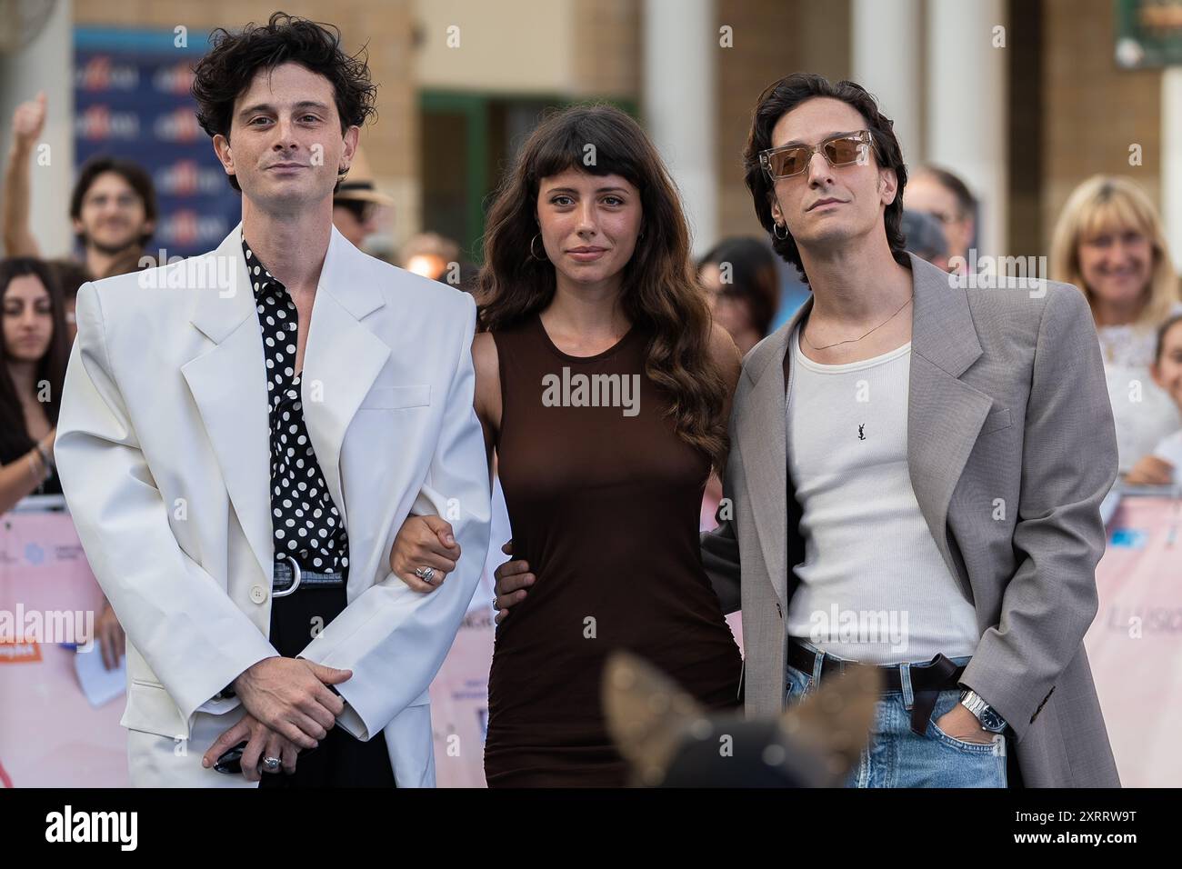 Giffoni Valle Piana, Italy. 20th July, 2024. (From L-R) Daniele Rienzo ...