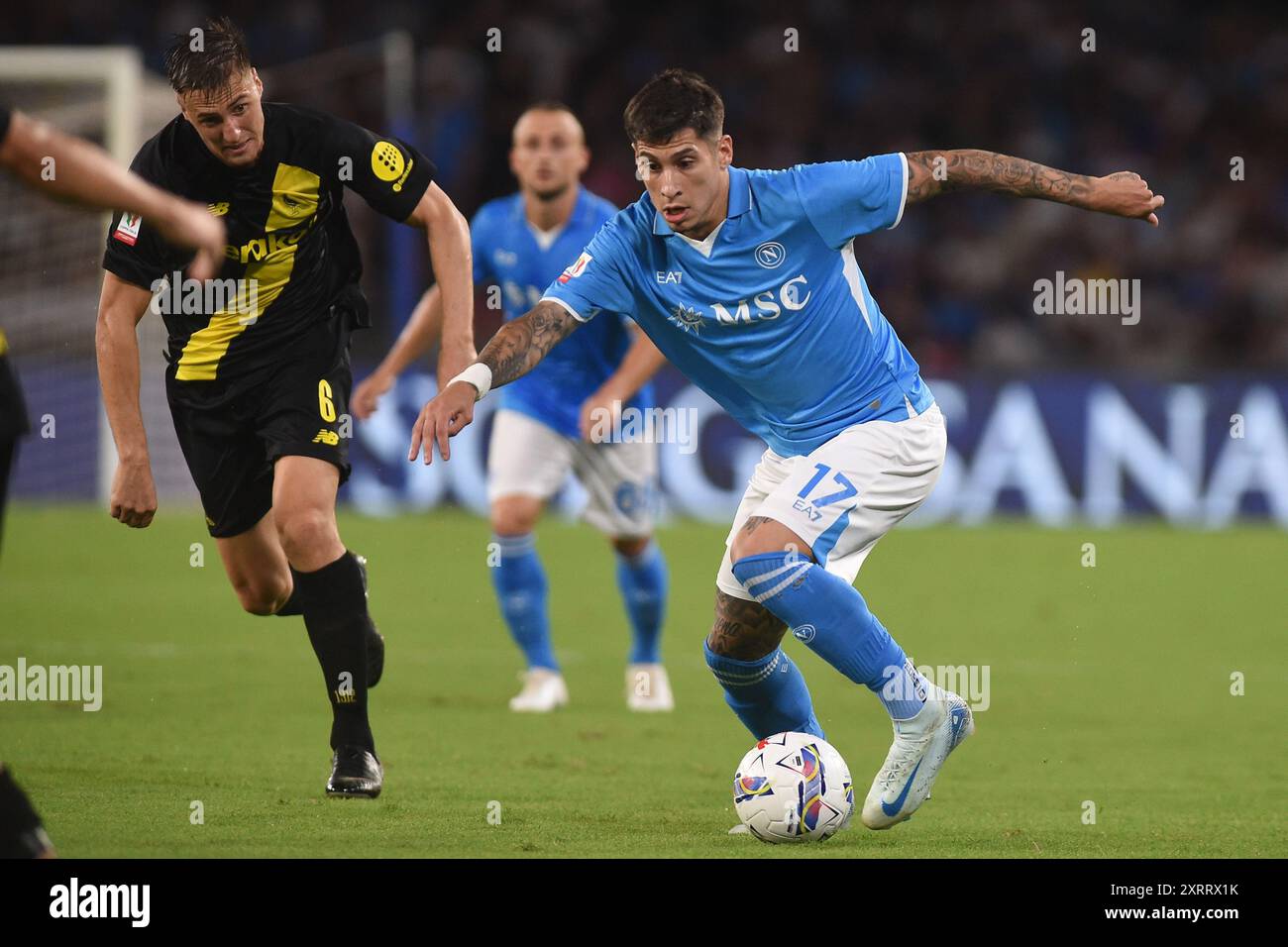 Naples, Italy. 10 Aug, 2024. Mathias Olivera of SSC Napoli during the ...