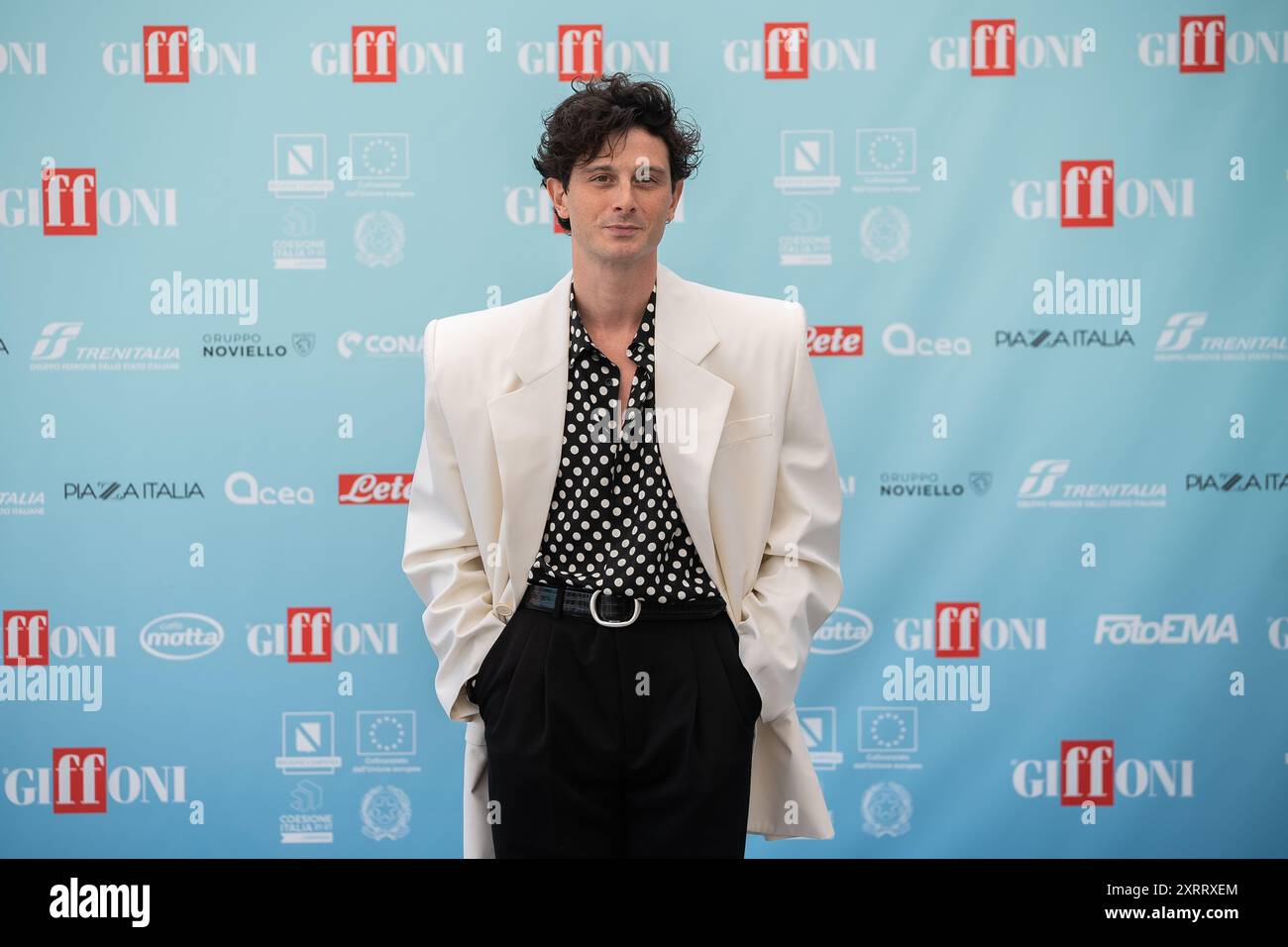 The Italian actor Daniele Rienzo attends the photocall at the 54th ...
