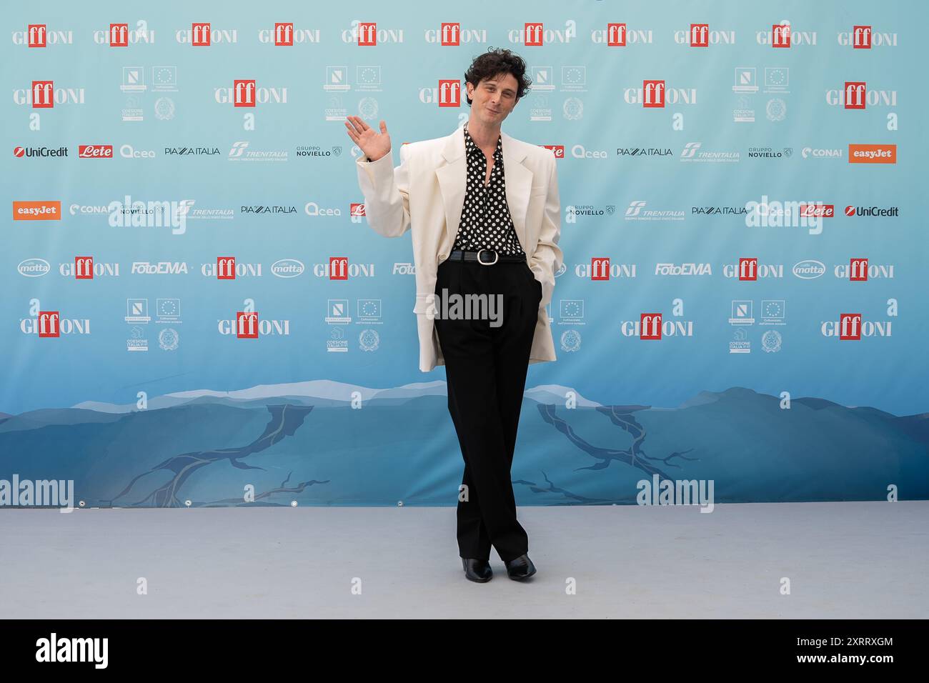 The Italian actor Daniele Rienzo attends the photocall at the 54th ...