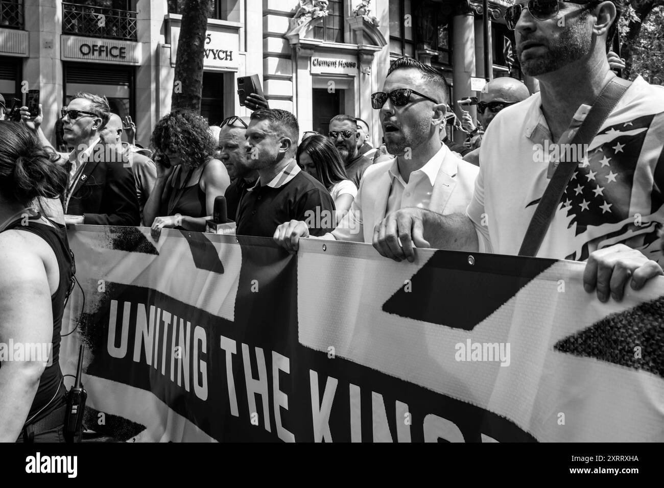The Right Wing Activist Tommy Robinson Marches Through Central London ...