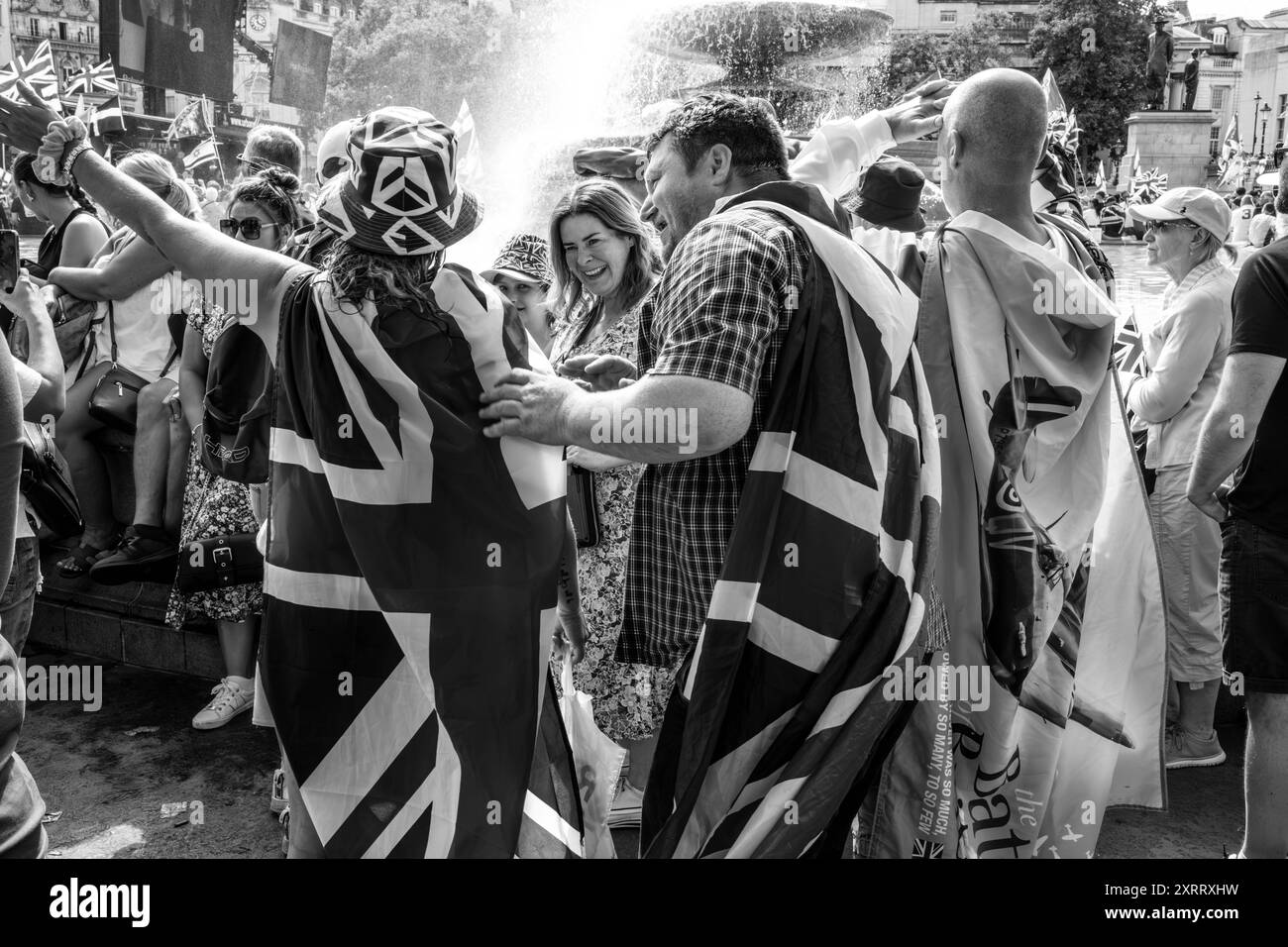 Crowds Attend The July 27 Uniting The Kingdom Rally In Trafalgar Square ...