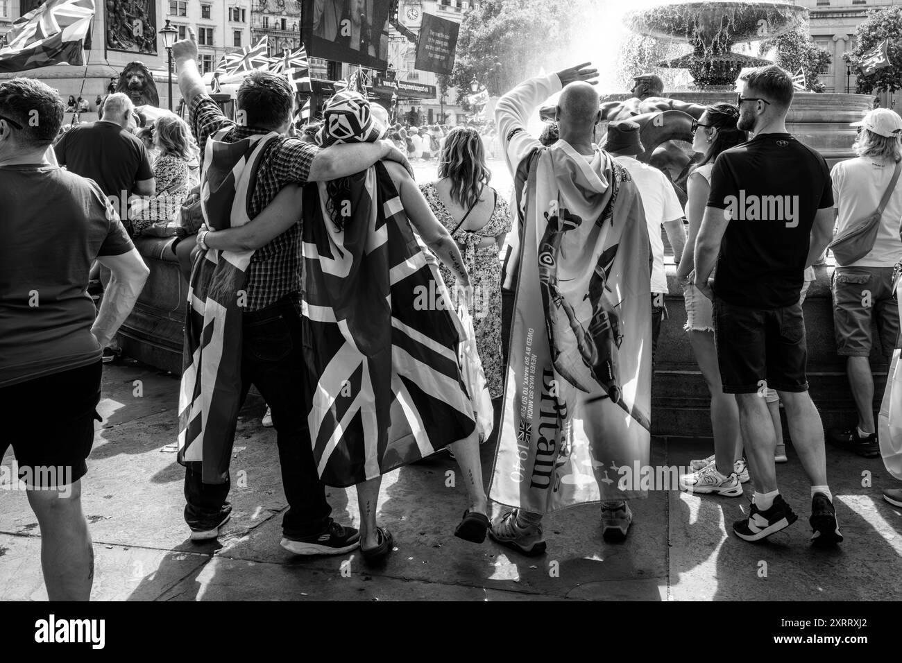 Crowds Attend The July 27 Uniting The Kingdom Rally In Trafalgar Square ...