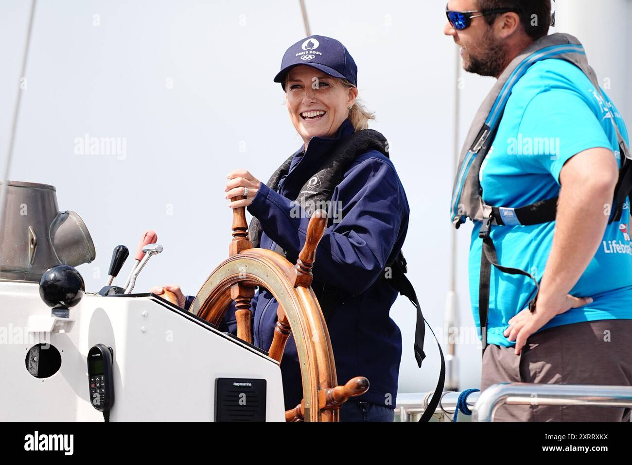 The Duchess of Edinburgh 'takes the helm' on board the Ocean Youth ...
