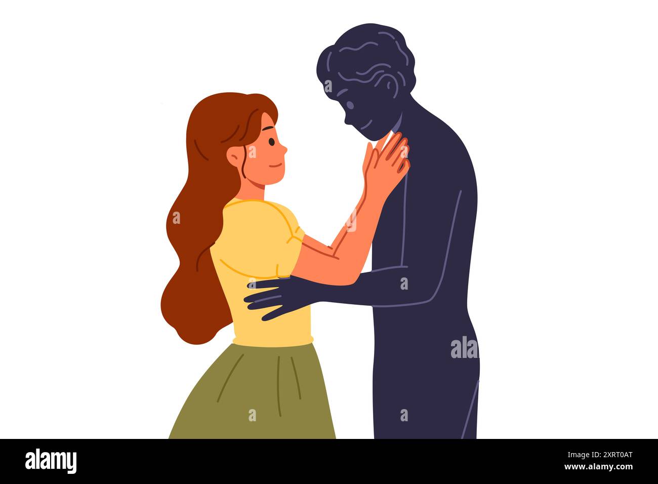 My imaginary wife Stock Vector Images - Alamy