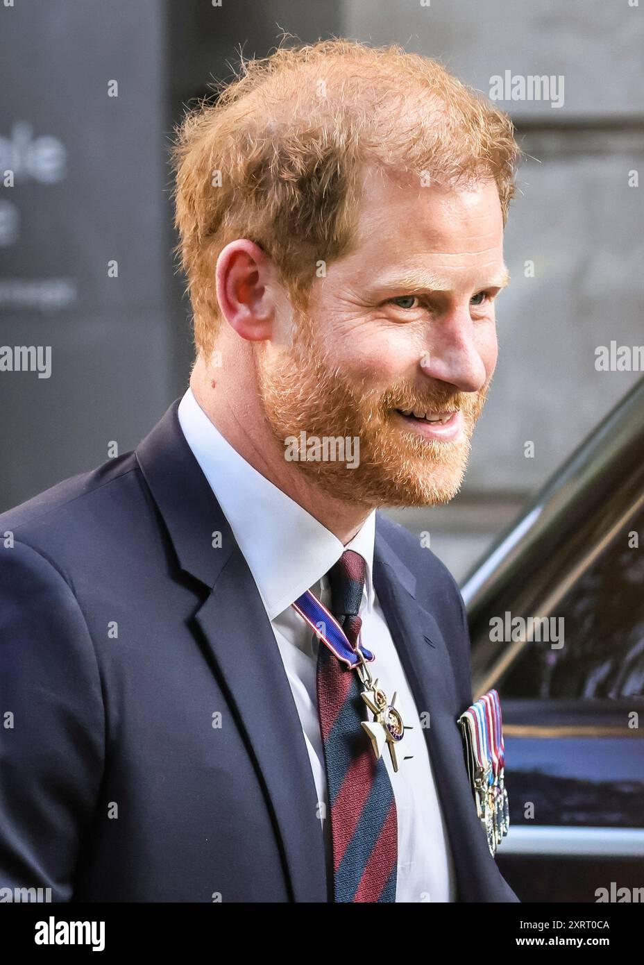 Prince Harry, the Duke of Sussex, close up face, smiling, Invictus ...