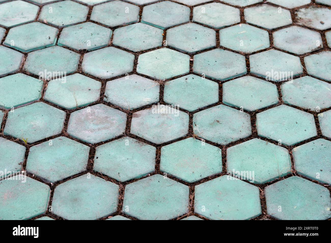 green paving block pattern and texture Stock Photo - Alamy