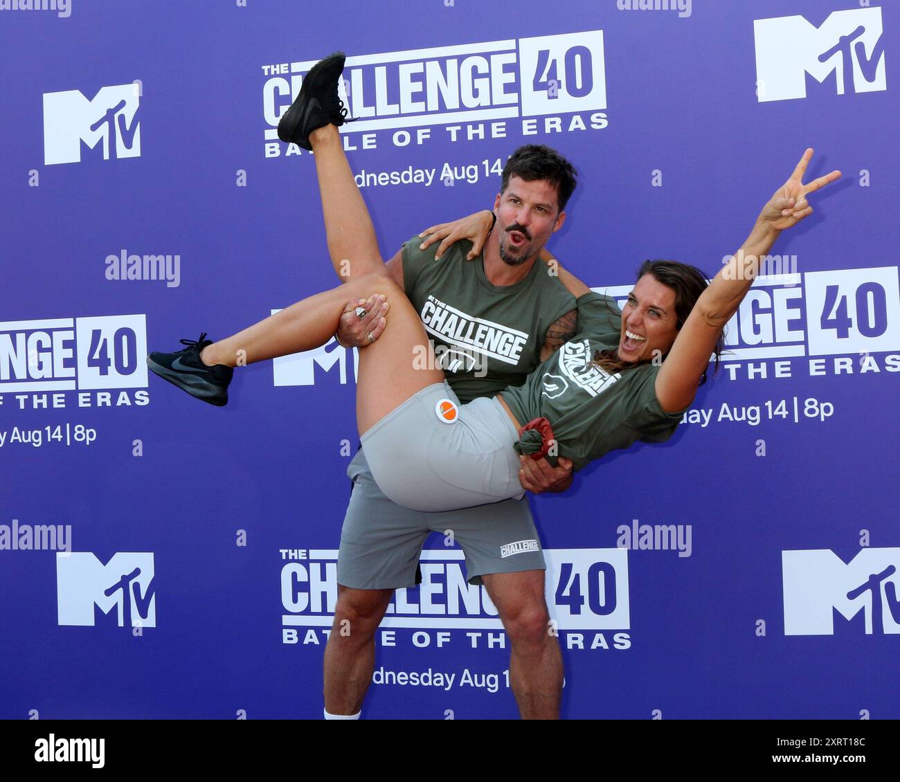 Johnny "Bananas" Devenanzio, Emily Schromm at arrivals for MTV s The ...