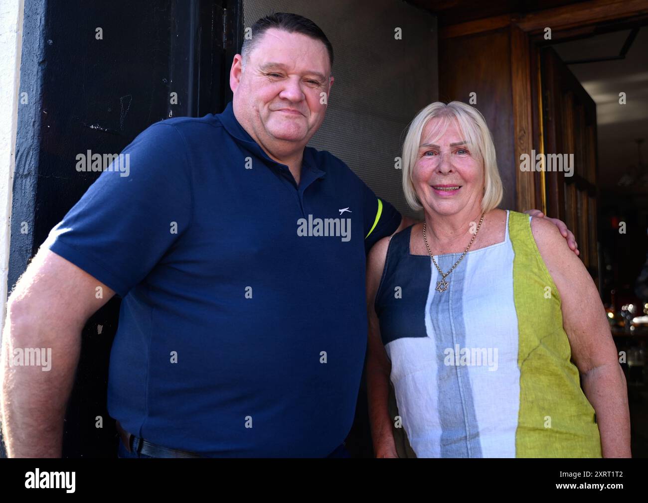 Linda Calvey ( THE BLACK WIDOW ) attended the charity knees up to raise ...