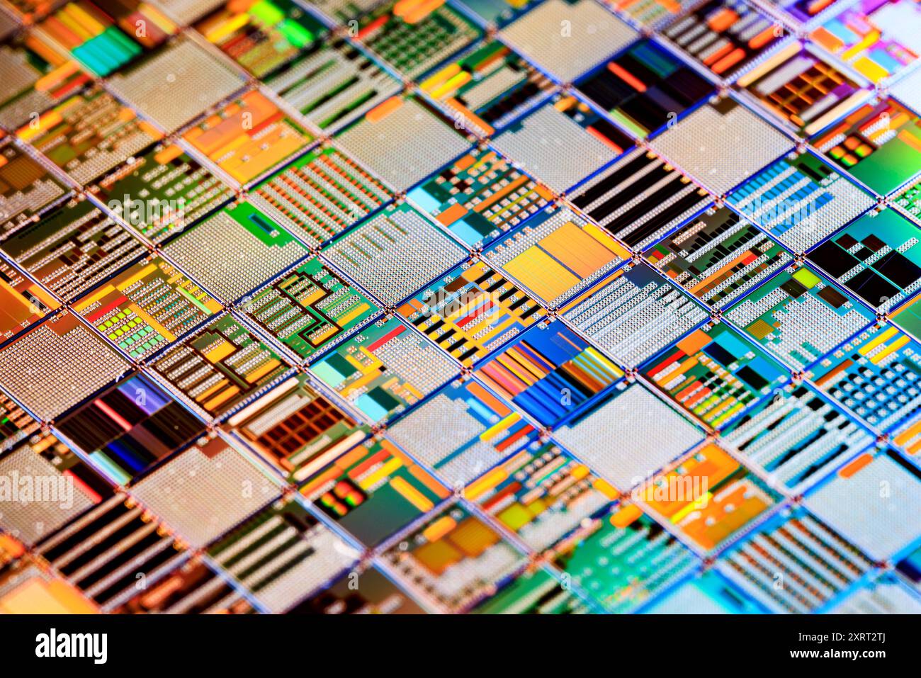 Silicon semiconductor wafer close-up. In electronics, a wafer also ...