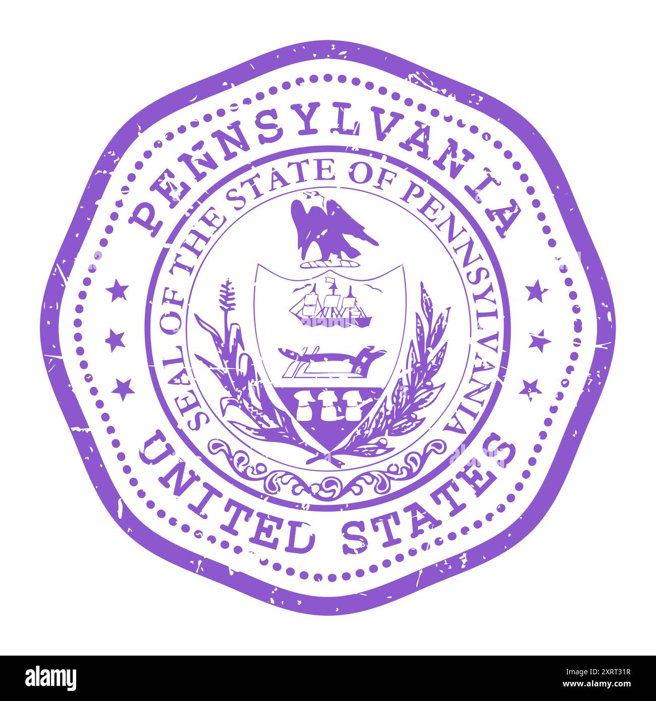 Pennsylvania icon vector vectors hi-res stock photography and images ...