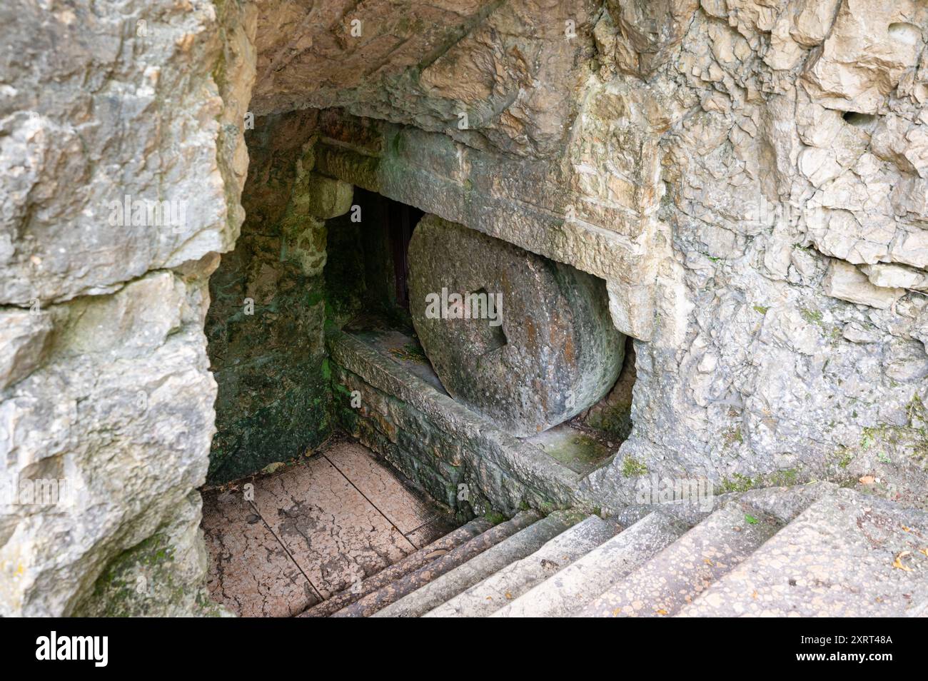 Part of the Way of the Cross along the road to the Madonna della Corona ...