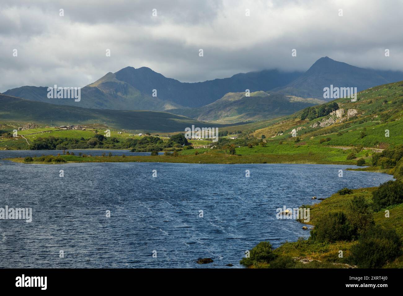 Snowdonia/Eryri and the A4086 Stock Photo - Alamy