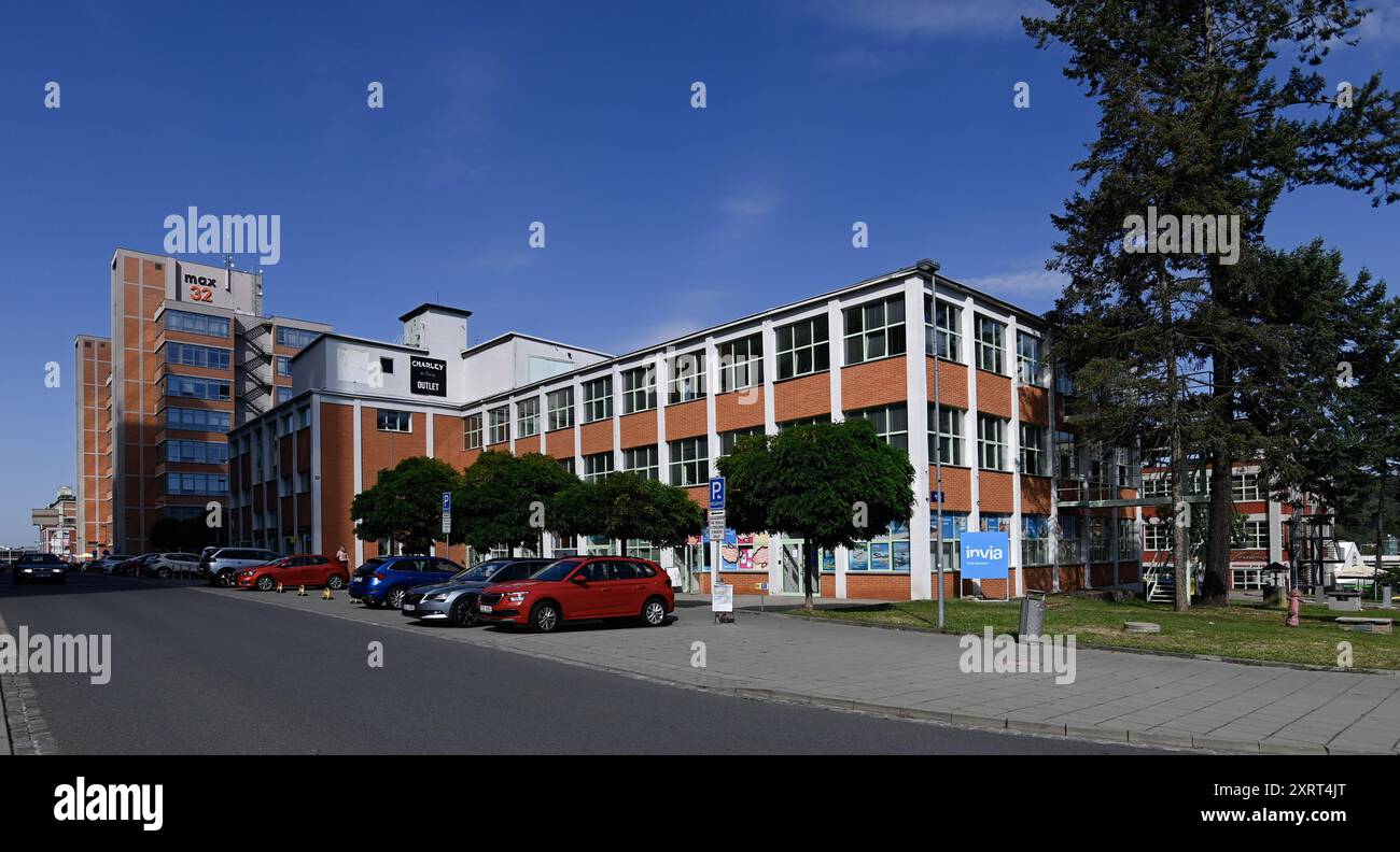 The former Bata shoes factory in Zlin, Zlin Region, Czech Republic ...