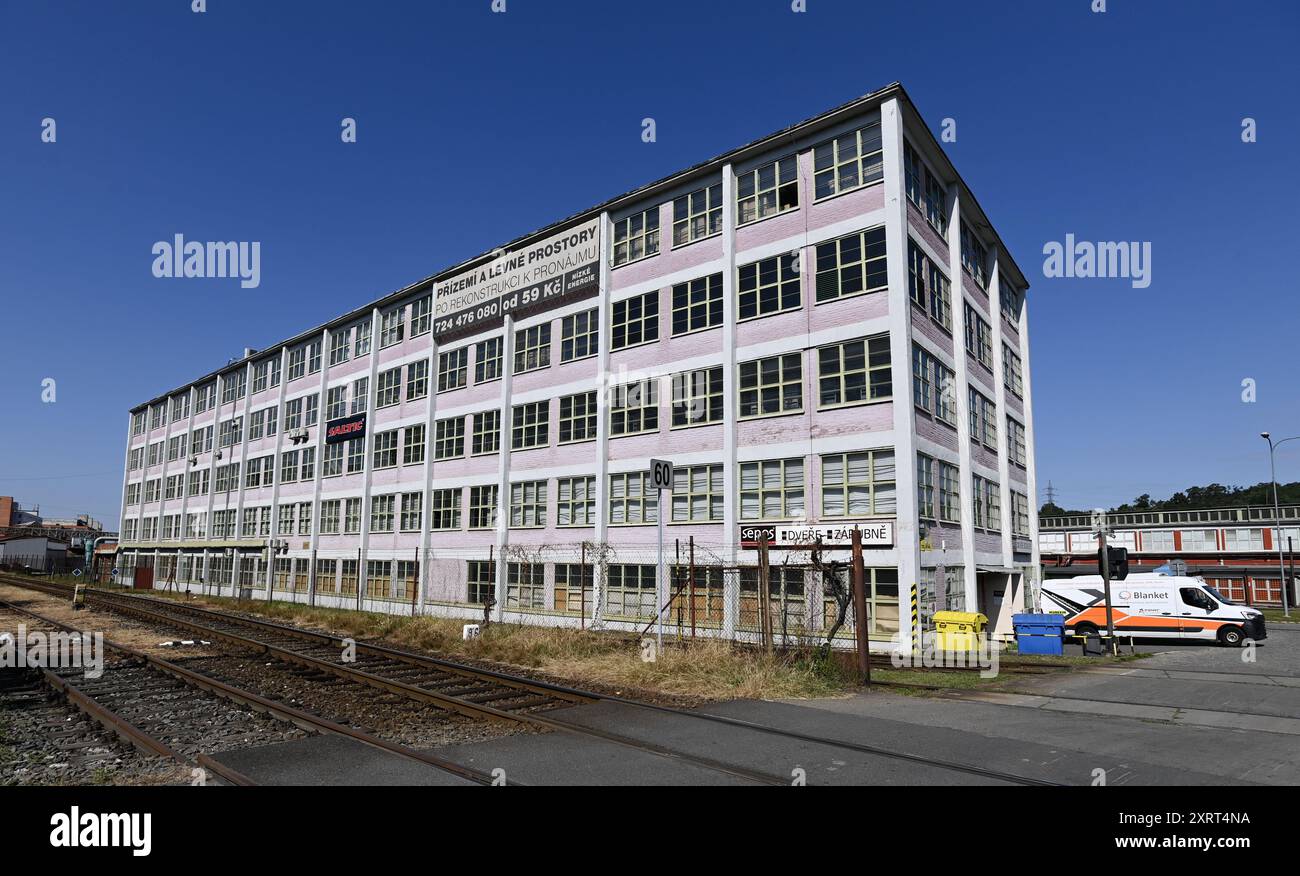 The former Bata shoes factory in Zlin, Zlin Region, Czech Republic ...