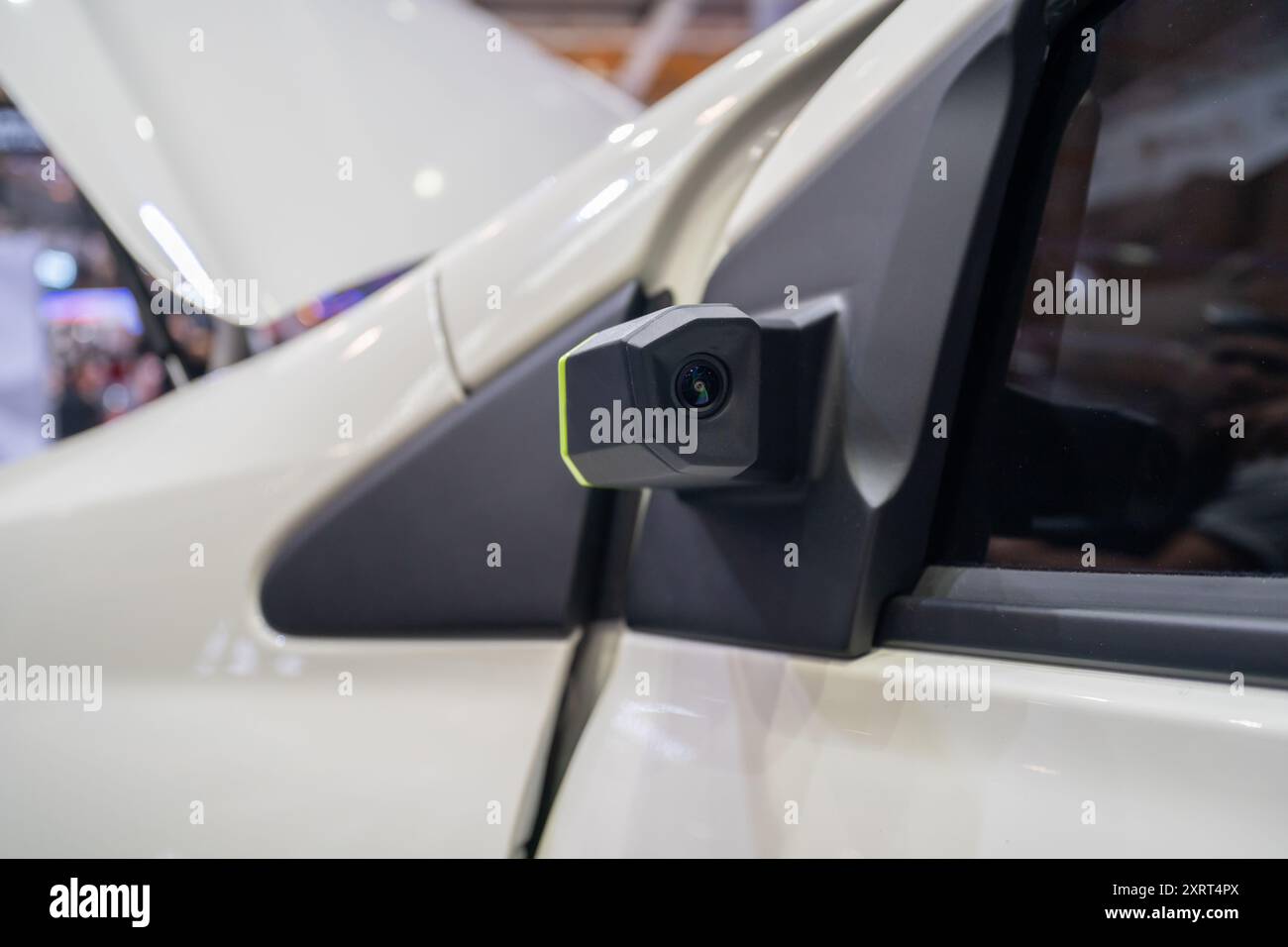 Serdang, Malaysia - Aug 10,2024 : Closeup view of the mirror camera of ...