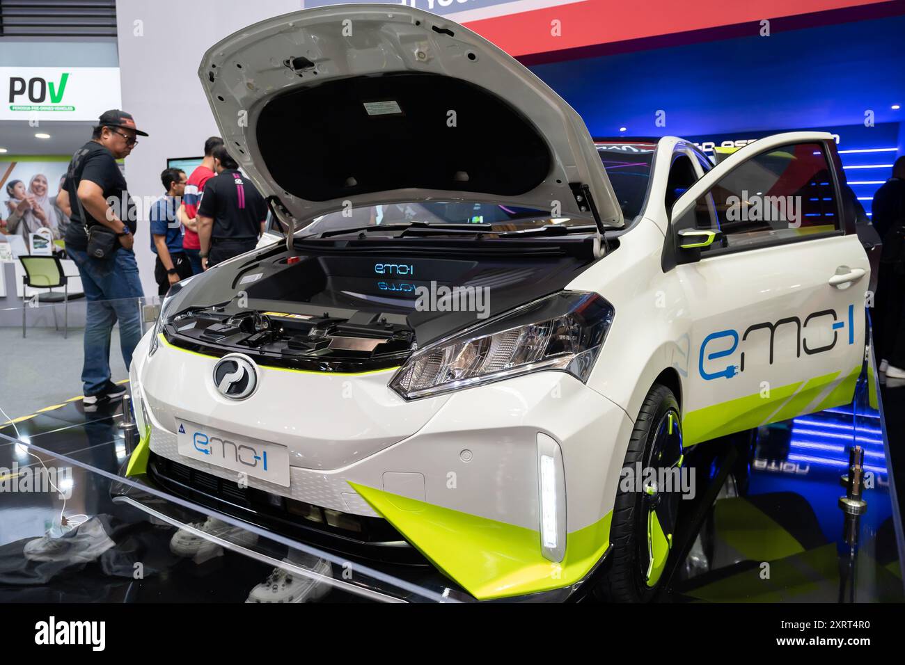 Serdang, Malaysia - Aug 10,2024 : Myvi emo-1 concept car was displayed ...