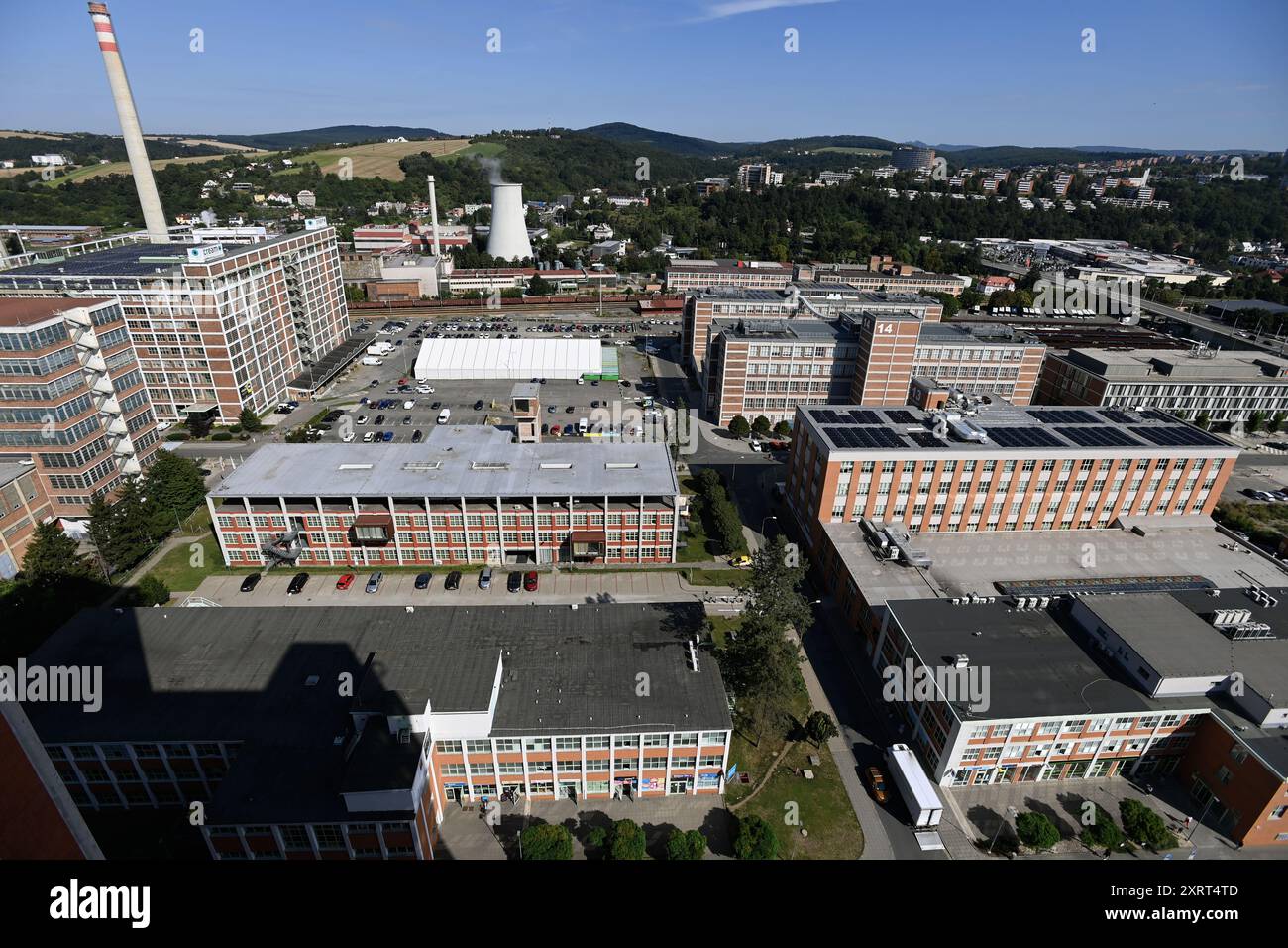 The former Bata shoes factory in Zlin, Zlin Region, Czech Republic ...