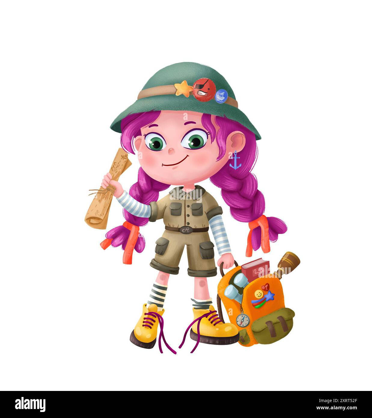 Child treasure hunt Cut Out Stock Images & Pictures - Alamy