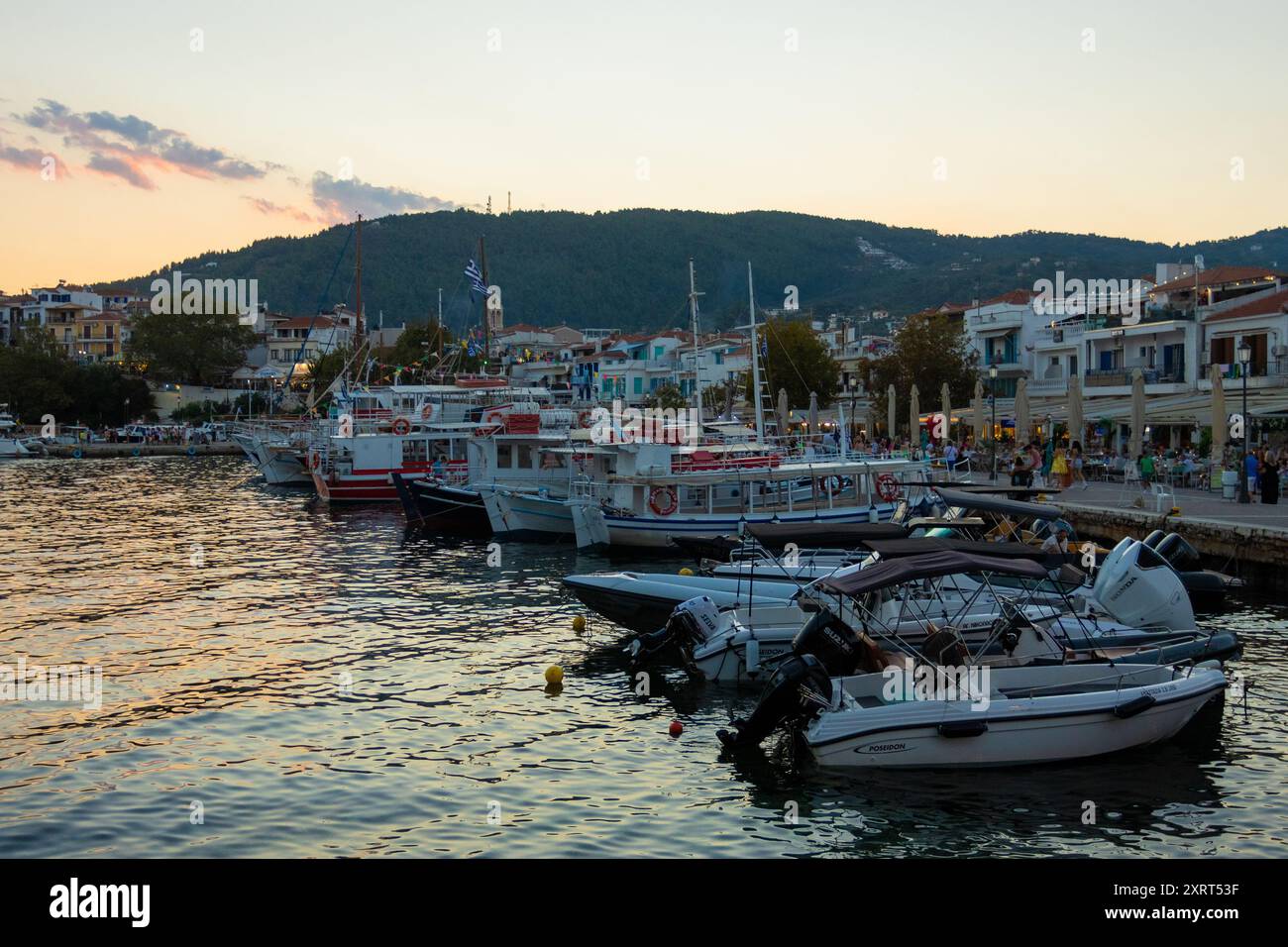 Sunset skiathos greece hi-res stock photography and images - Alamy