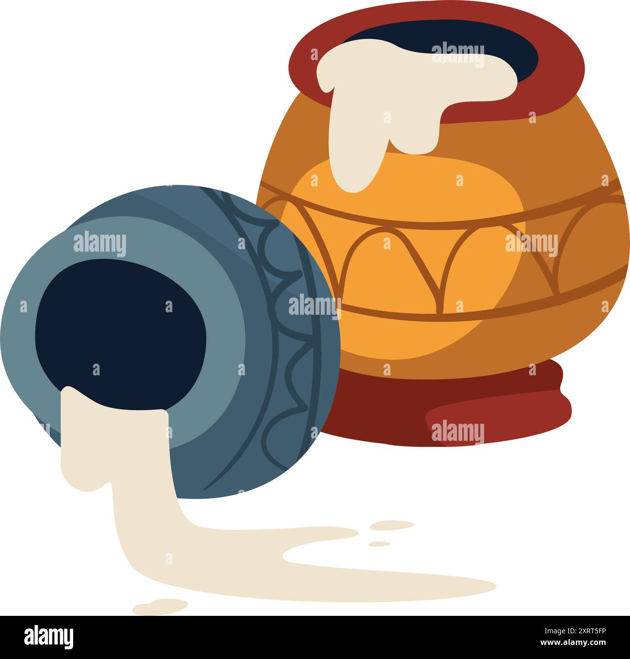 krishna janmashtami festival clay pot Stock Vector Image & Art - Alamy