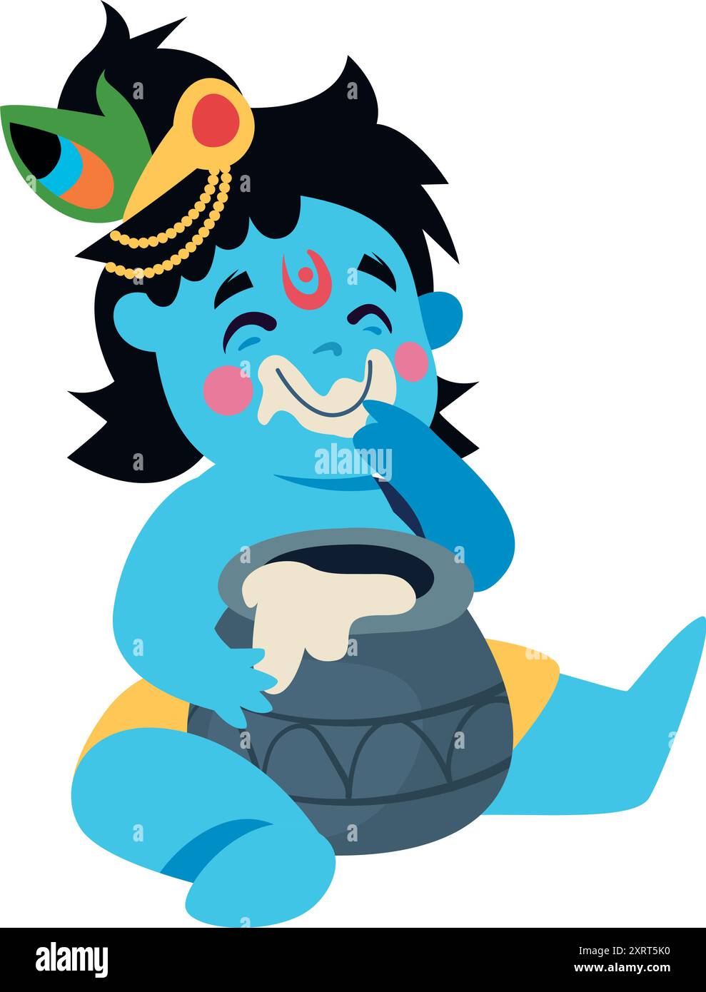 Lord shri krishna Cut Out Stock Images & Pictures - Alamy