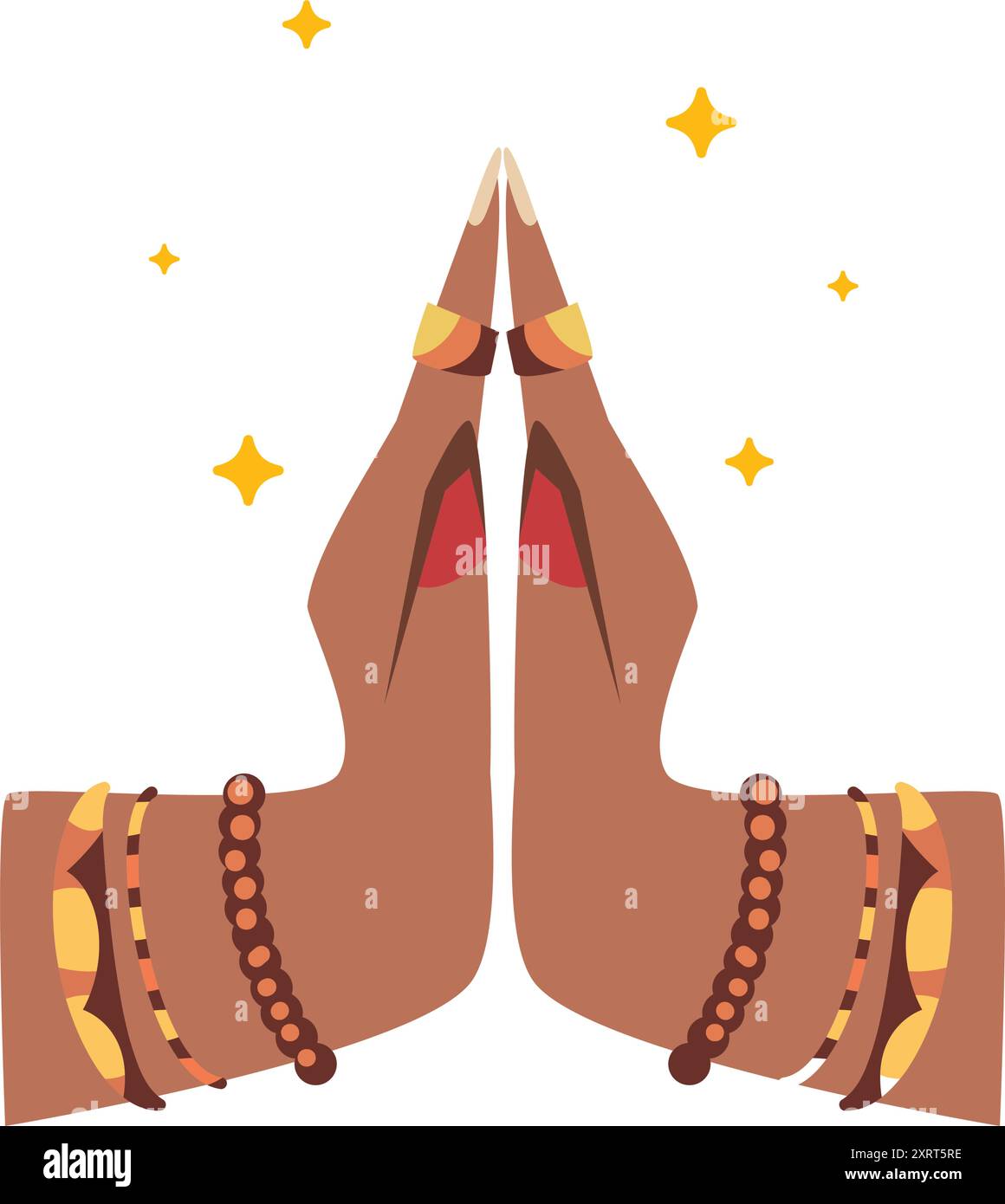 namaste hands gesture Stock Vector Image & Art - Alamy