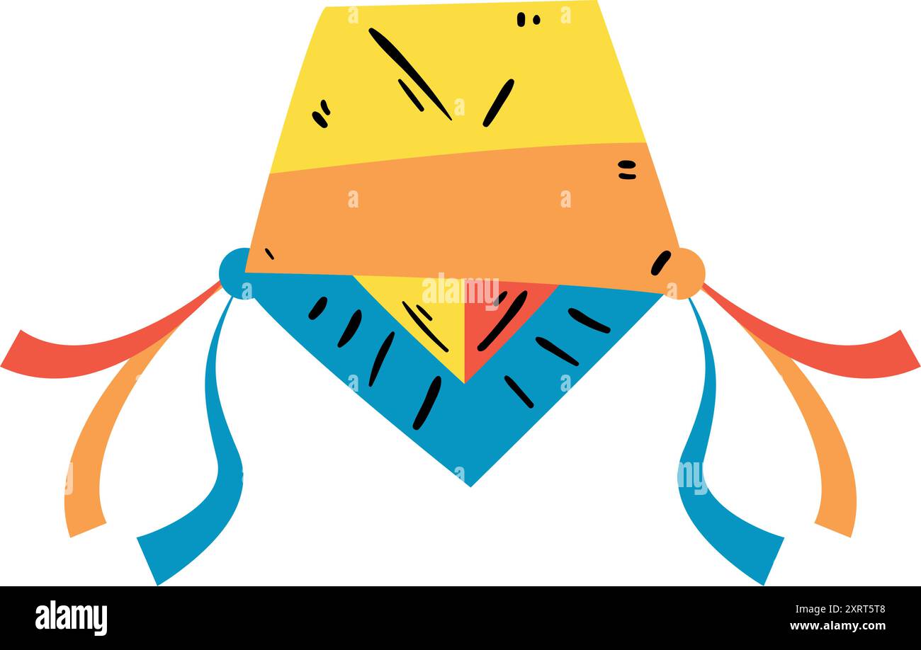 box kite fly isolated Stock Vector Image & Art - Alamy