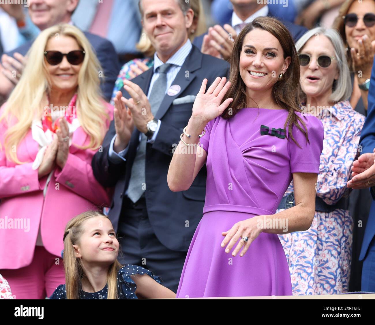 Catherine,Princess of Wales and Princess Charlotte in the Royal Box at ...