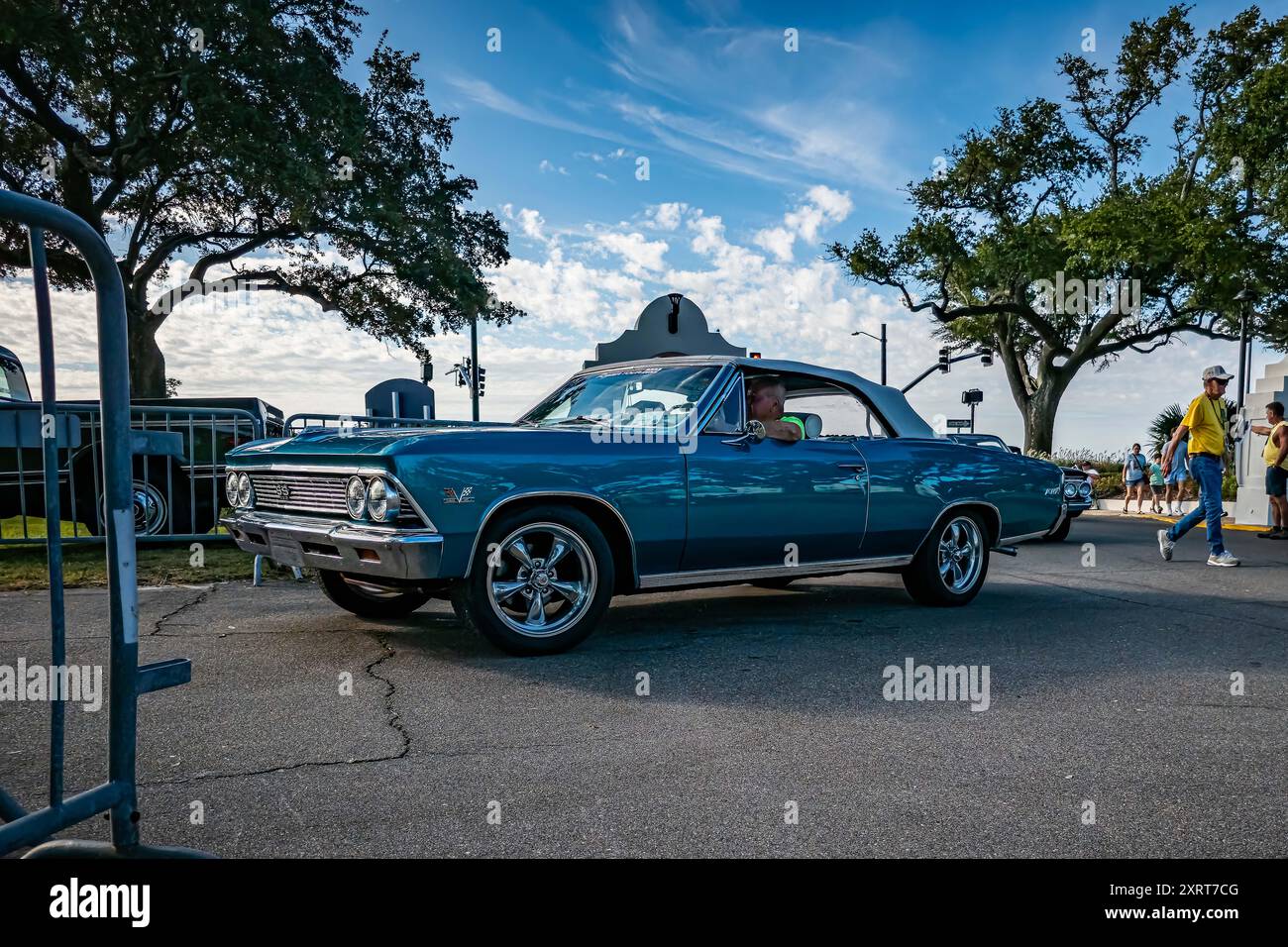 Gulfport, MS - October 02, 2023: Low perspective front corner view of a ...