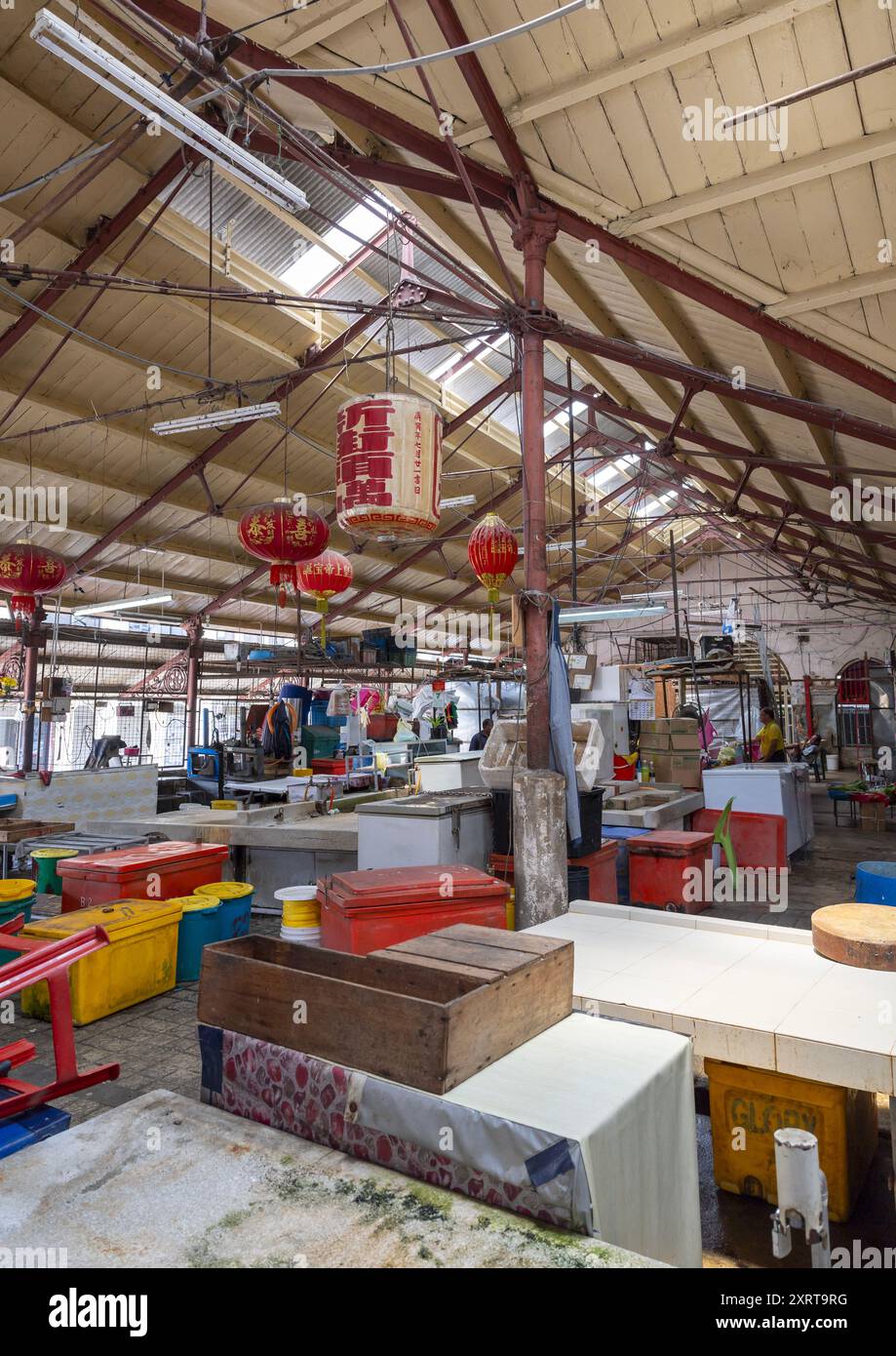 Old colonial market, Penang island, George Town, Malaysia Stock Photo ...