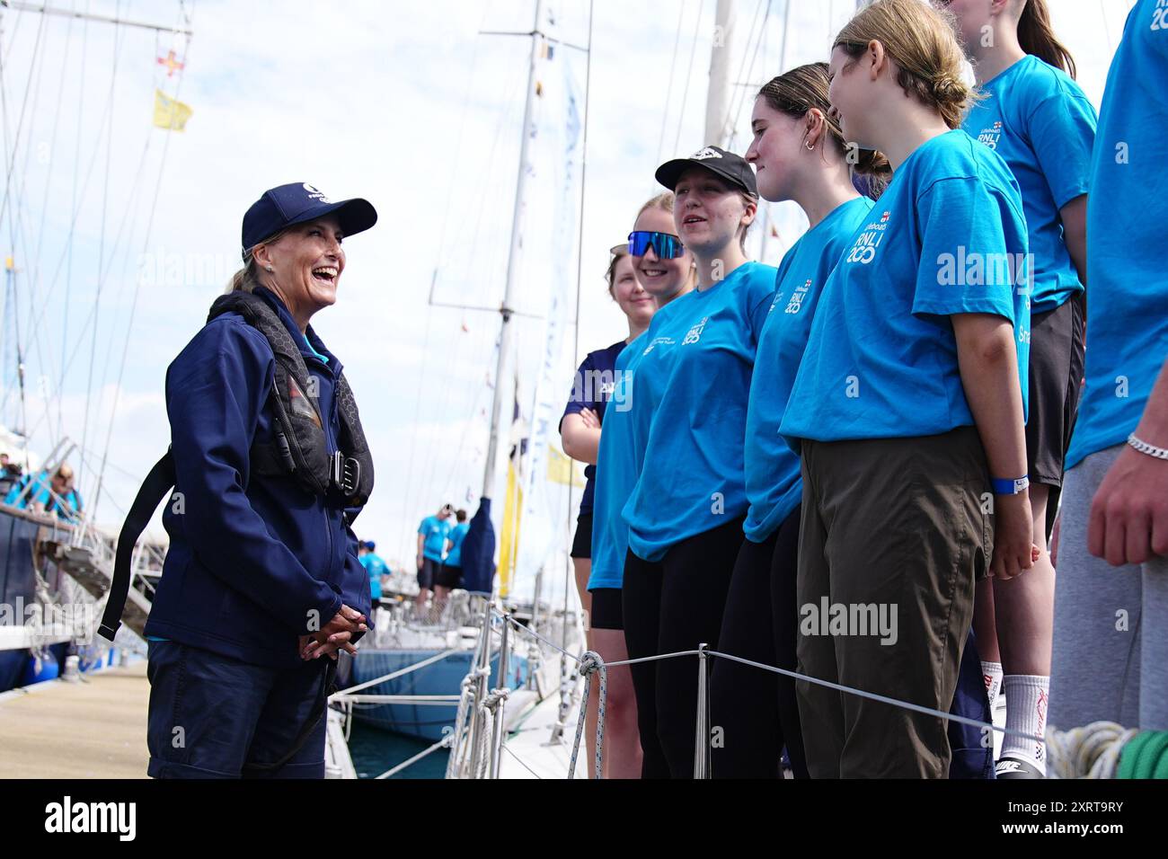 Sophie duchess of edinburgh on boat hi-res stock photography and images ...