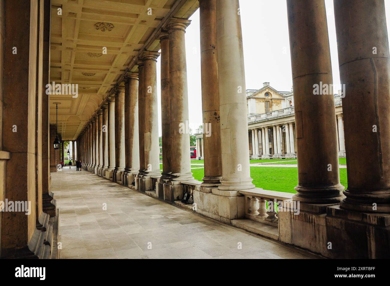 London, England, UK. September 09, 2010: Columns and architecture of a ...