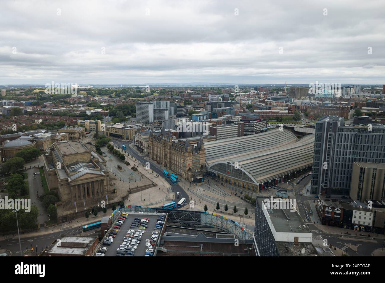 A General view (GV) of St George’s Quarter viewed from St Johns Beacon ...