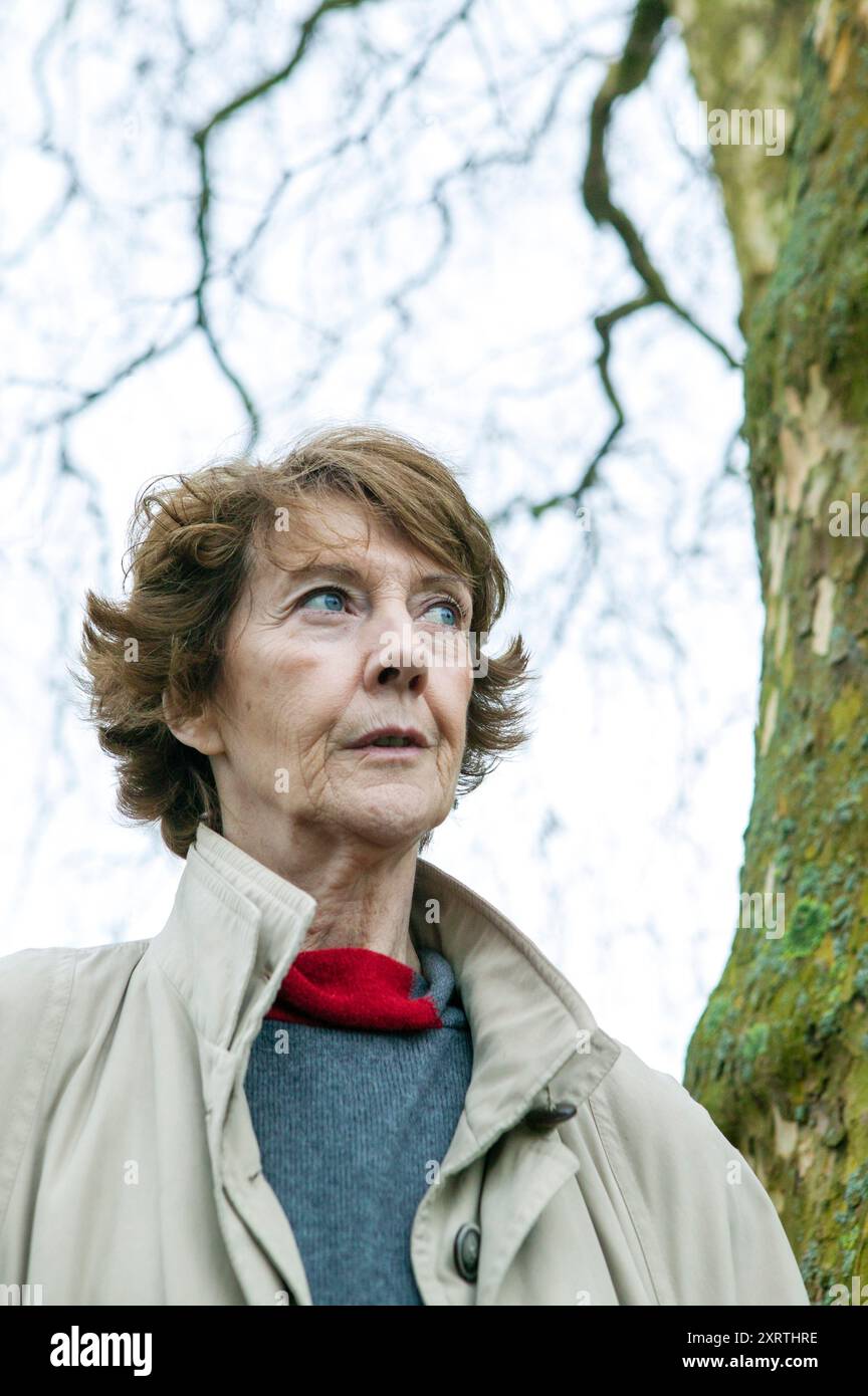 Portrait of stage and screen actress Eileen Atkins. Taken 2016 Stock ...