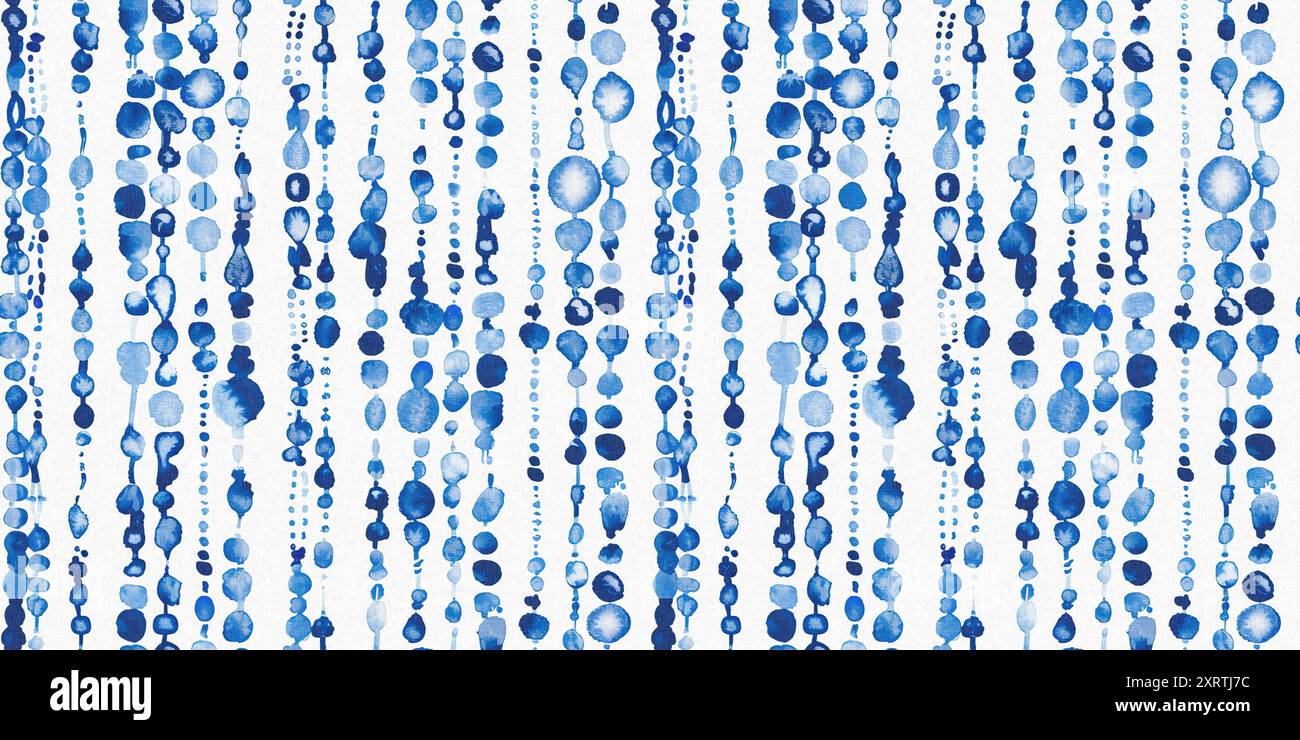 Modern blue white irregular beach stripe border for summer doodle ...