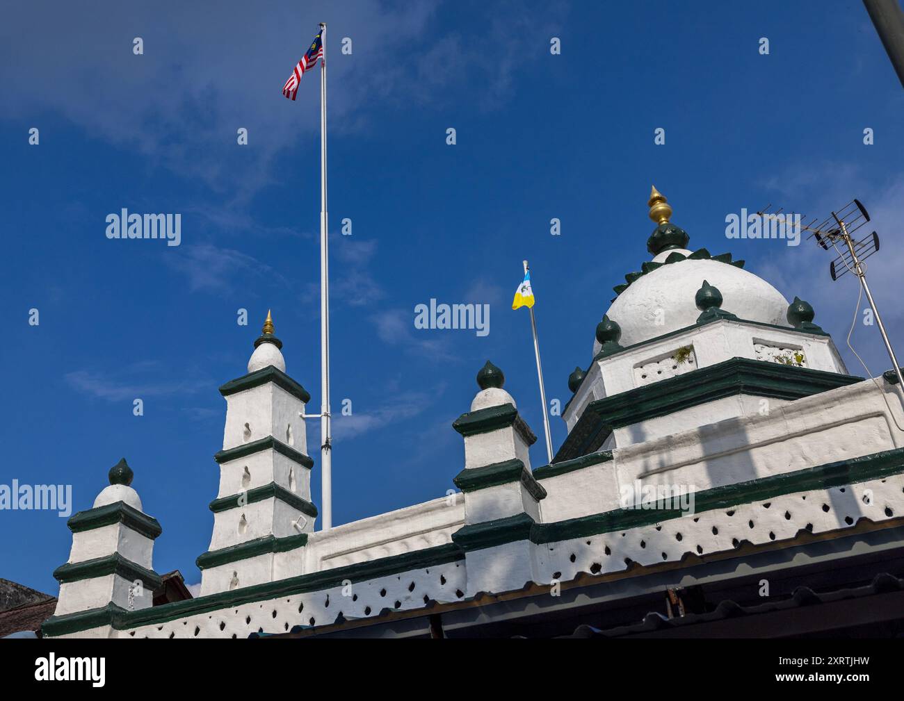 Mosque in little India area, Penang island, George Town, Malaysia Stock ...