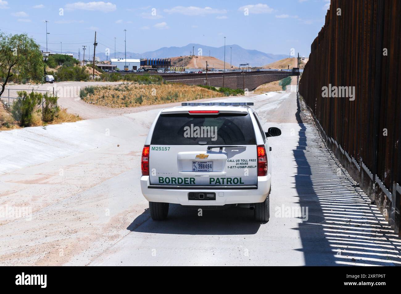 In Nogales, Arizona, a vehicle from the U.S. Customs and Border ...