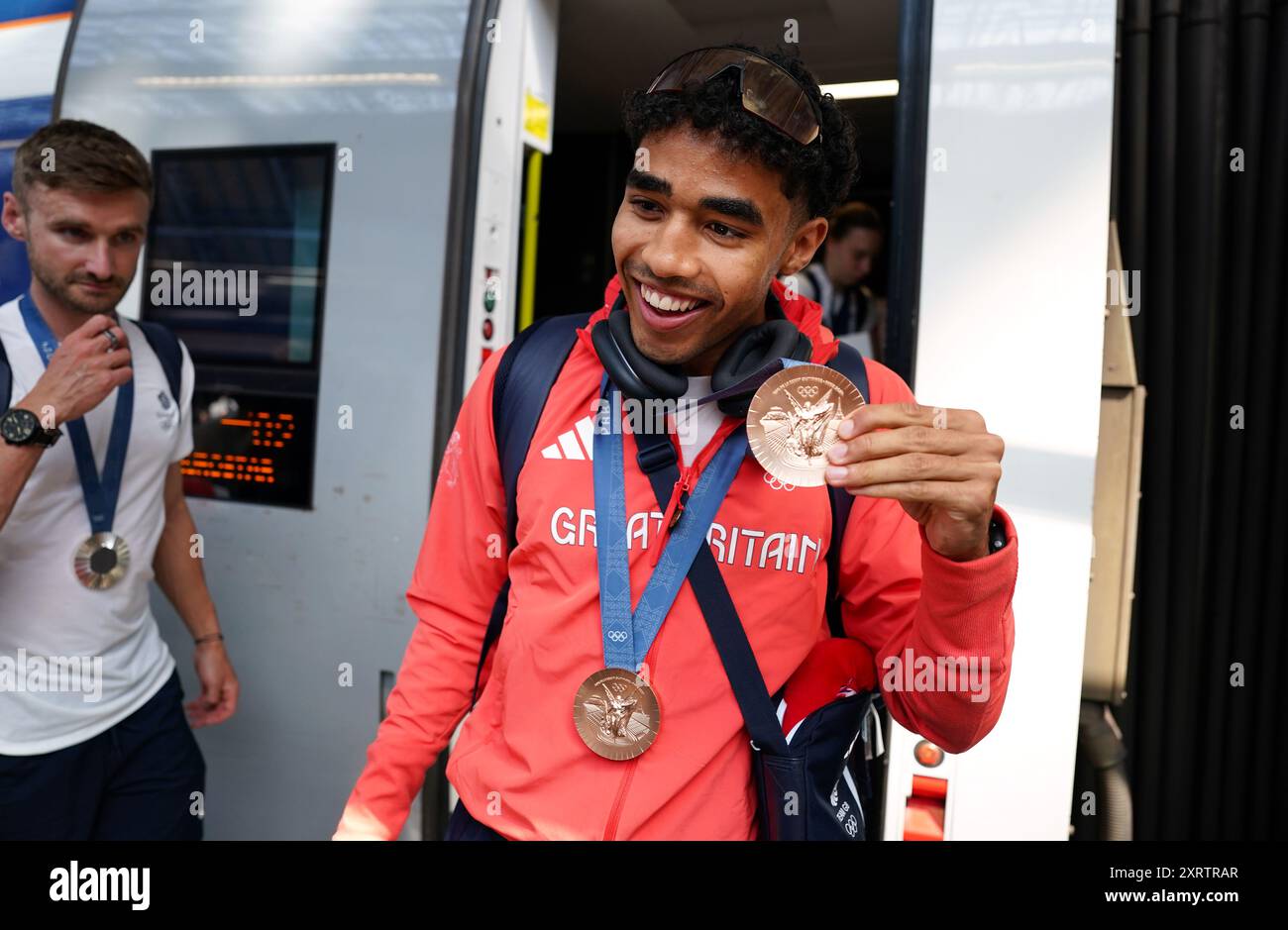 Great Britain's Samuel Reardon arrives by Eurostar into London St ...