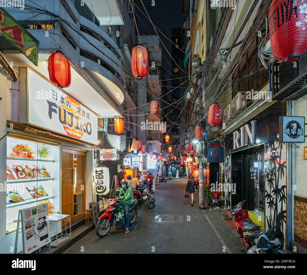 Saigon Japan Town by night, Ho Chi Minh City, Vietnam Stock Photo - Alamy