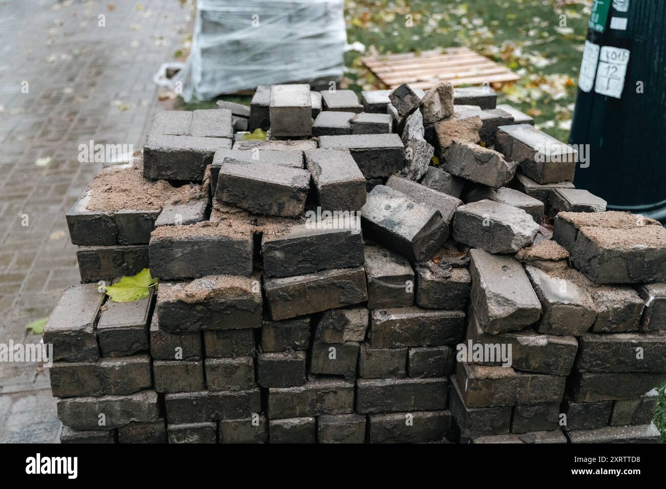 Disrepair and Renovation: Stacked WeatA close-up shot of stacked ...