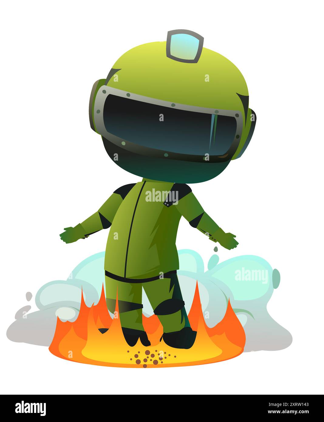 Extreme dangerous situation. Lifeguard service. Object isolated on ...