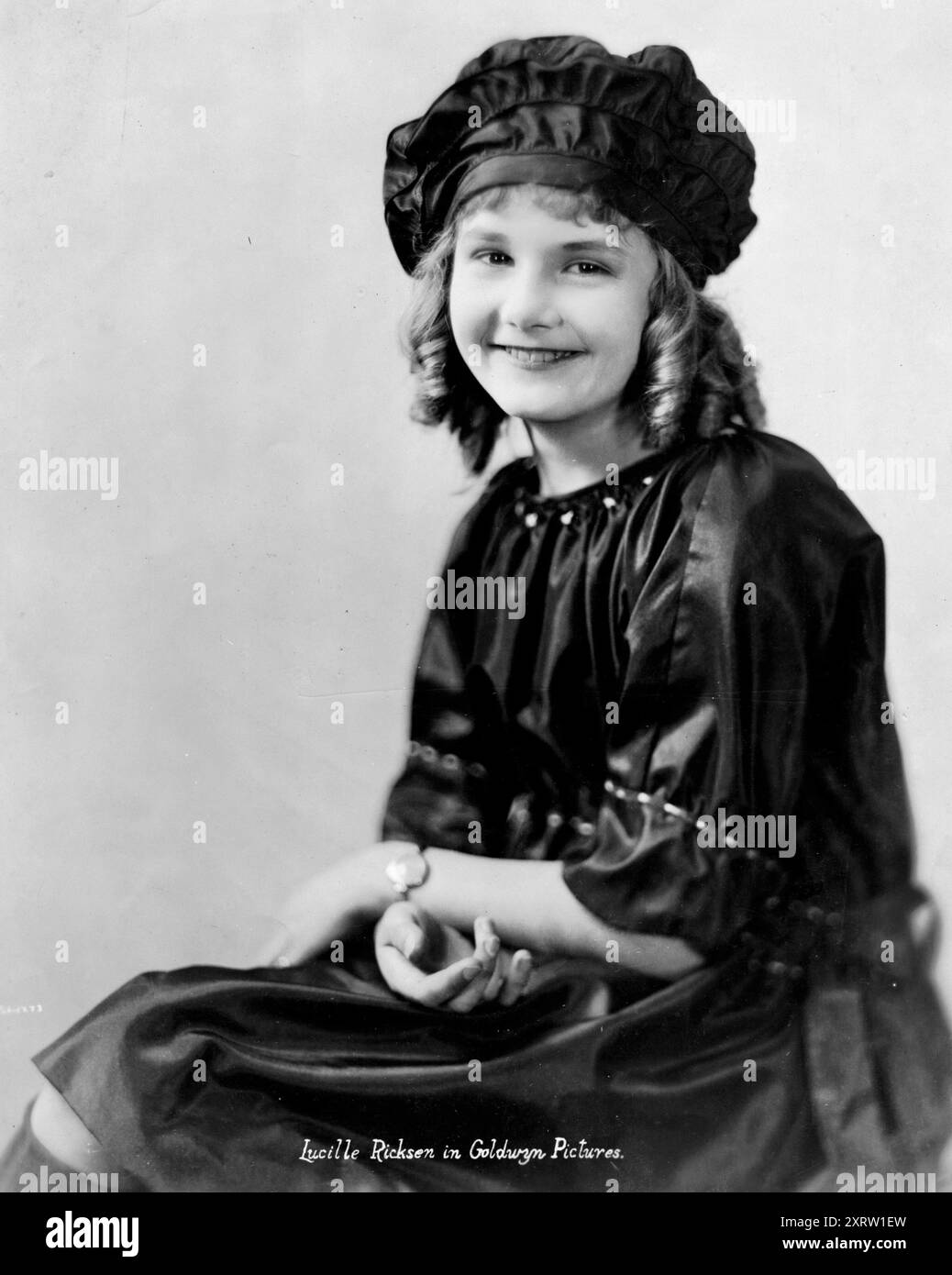 Lucille Ricksen - American actress/actor Stock Photo - Alamy