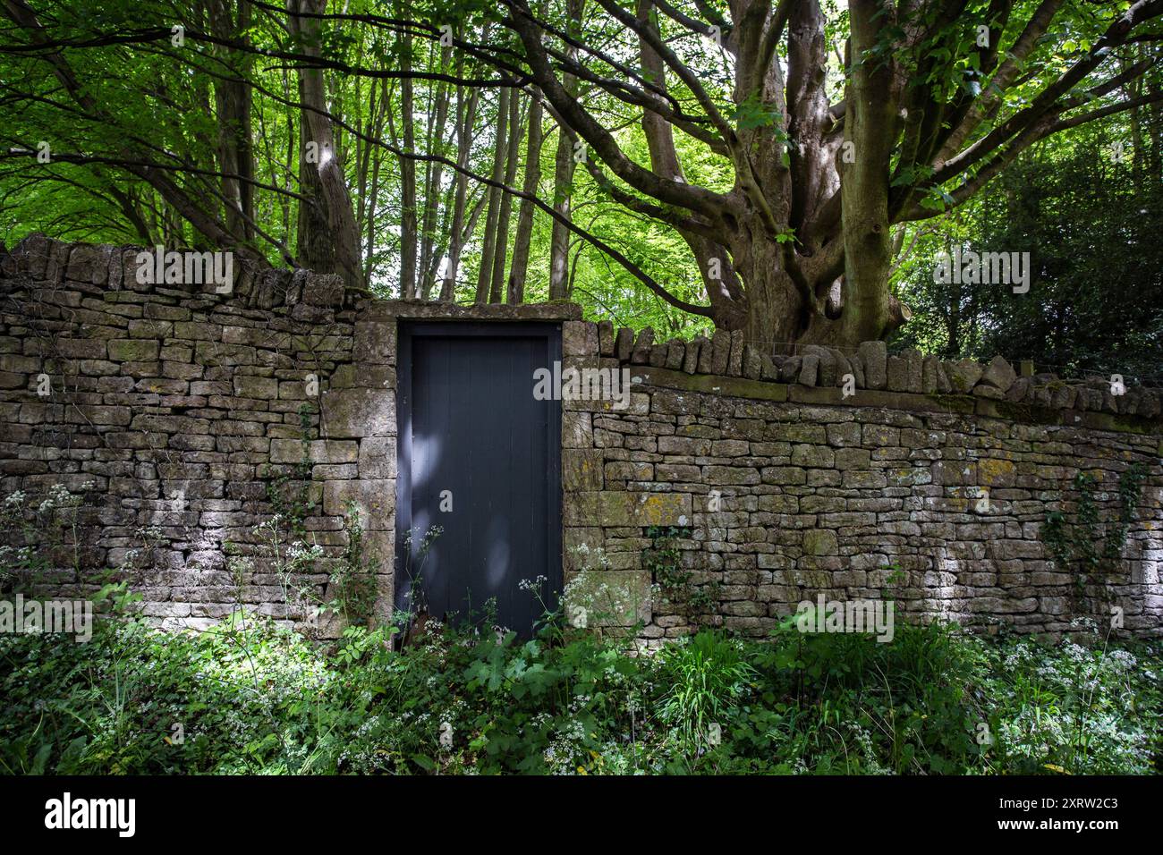 Hidden door into a secret garden hi-res stock photography and images ...